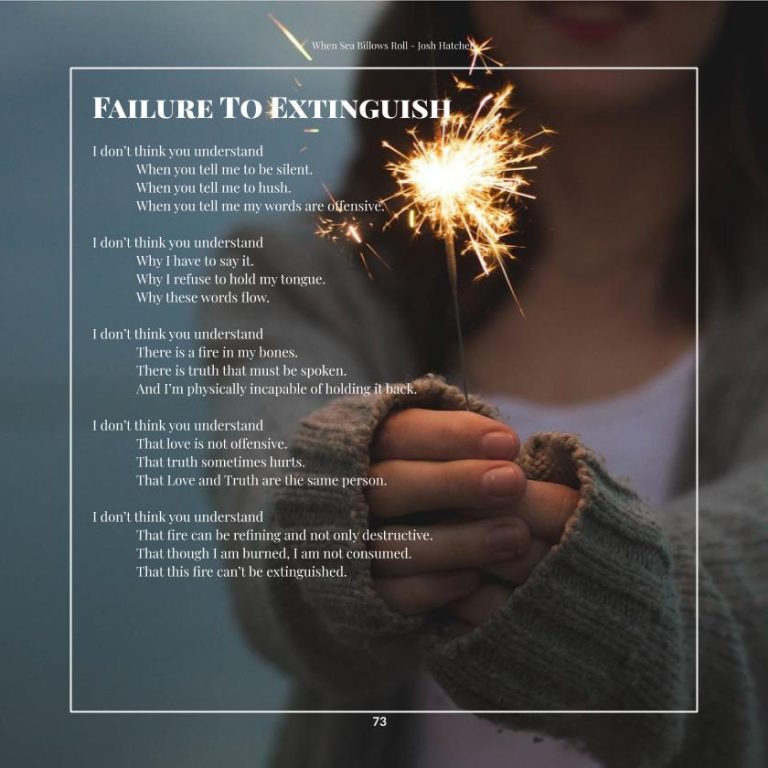 Failure to Extinguish: A Poem by Josh Hatcher for #CreativeThursday ...